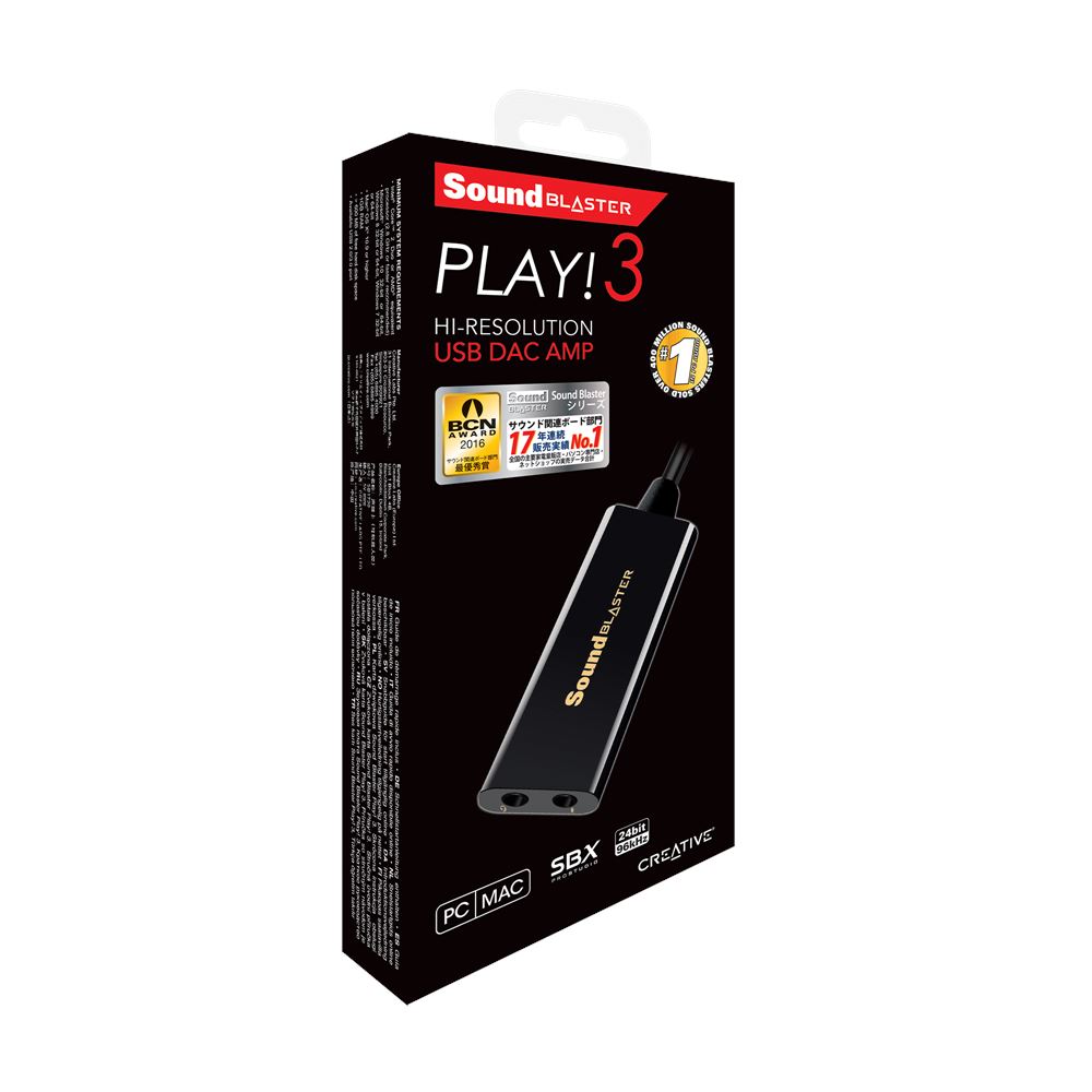 Sound Blaster PLAY! 3 - Sound Blaster - Creative Labs (United States)
