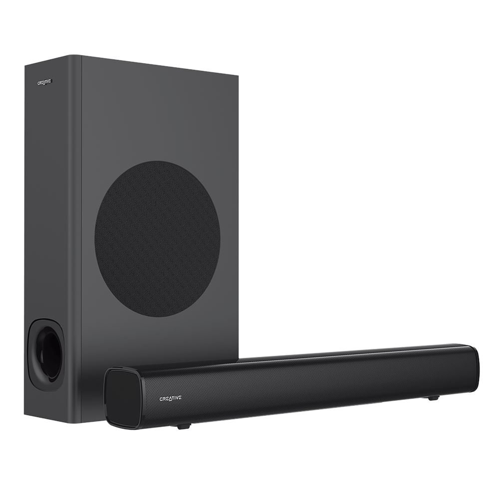 Soundbar Creative Stage under-monitor a 2.1 canali ad alte prestazioni ...