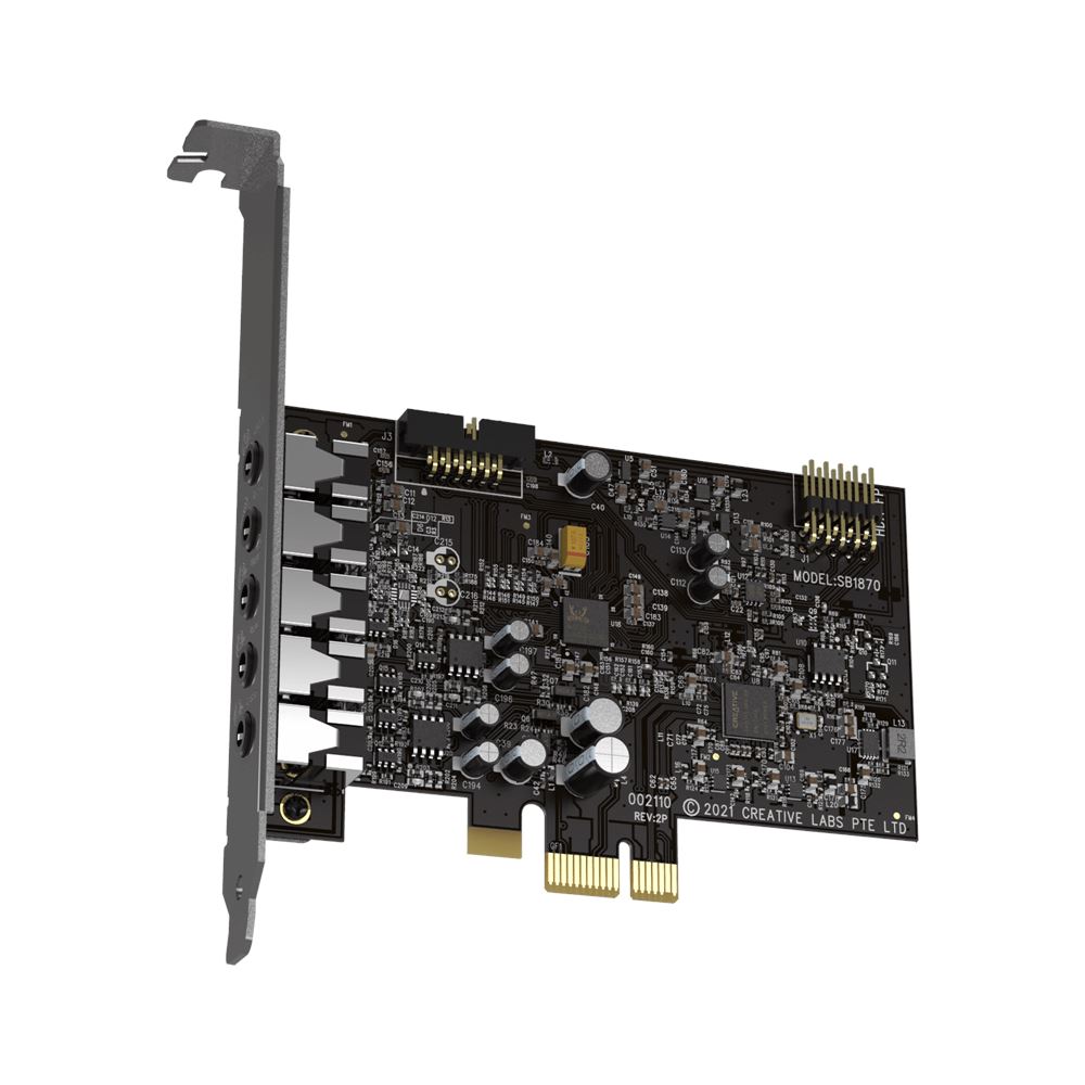 Sound Blaster Audigy Fx V2 - Scheda audio Hi-res 5.1 PCI-e aggiornabile ...