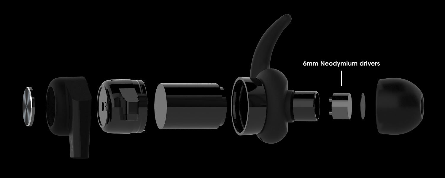 Creative Outlier ONE - Bluetooth Wireless Sweat-proof In-ear Headphones ...