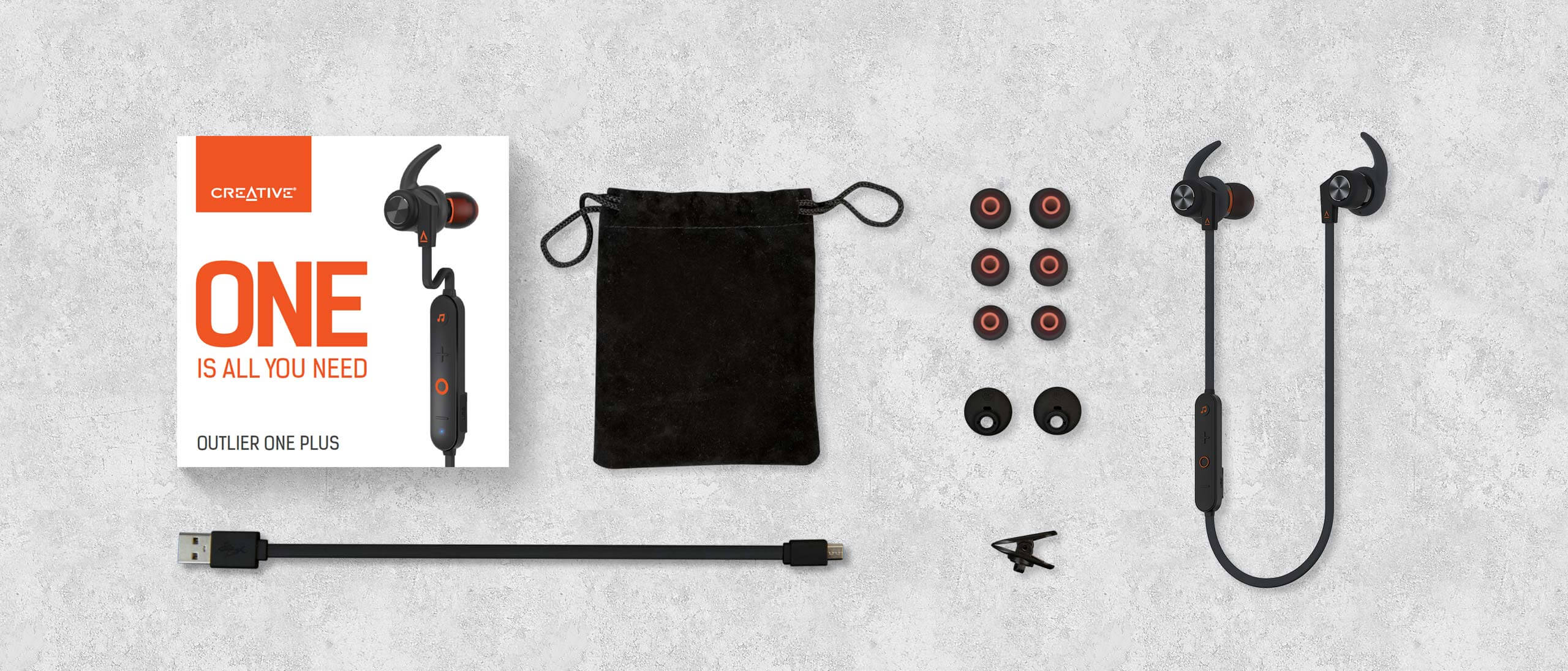 Creative Outlier ONE Plus Bluetooth Wireless Sweat-proof In-ear ...