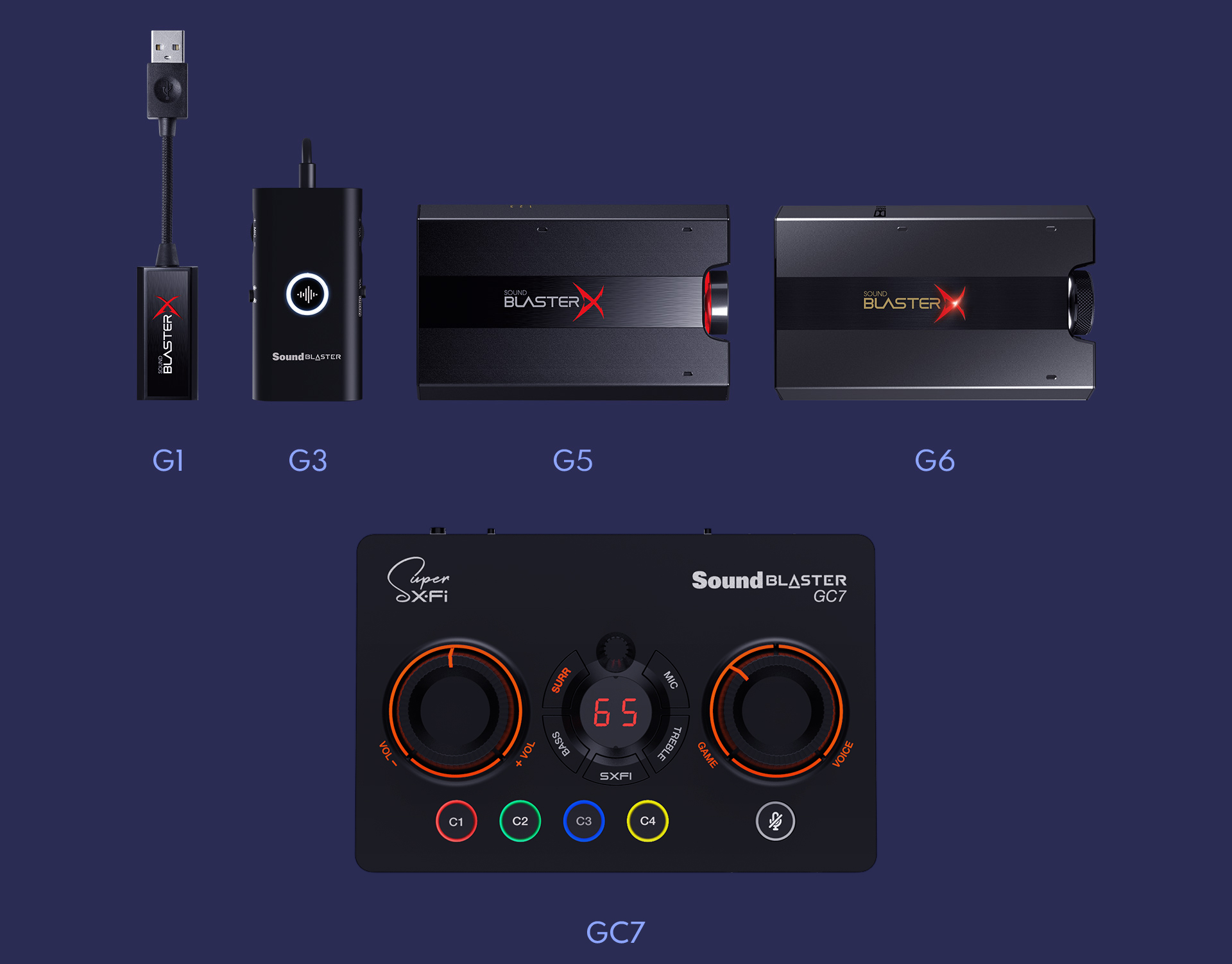 SOUND BLASTER G-SERIES—DON'T SETTLE FOR LESS.