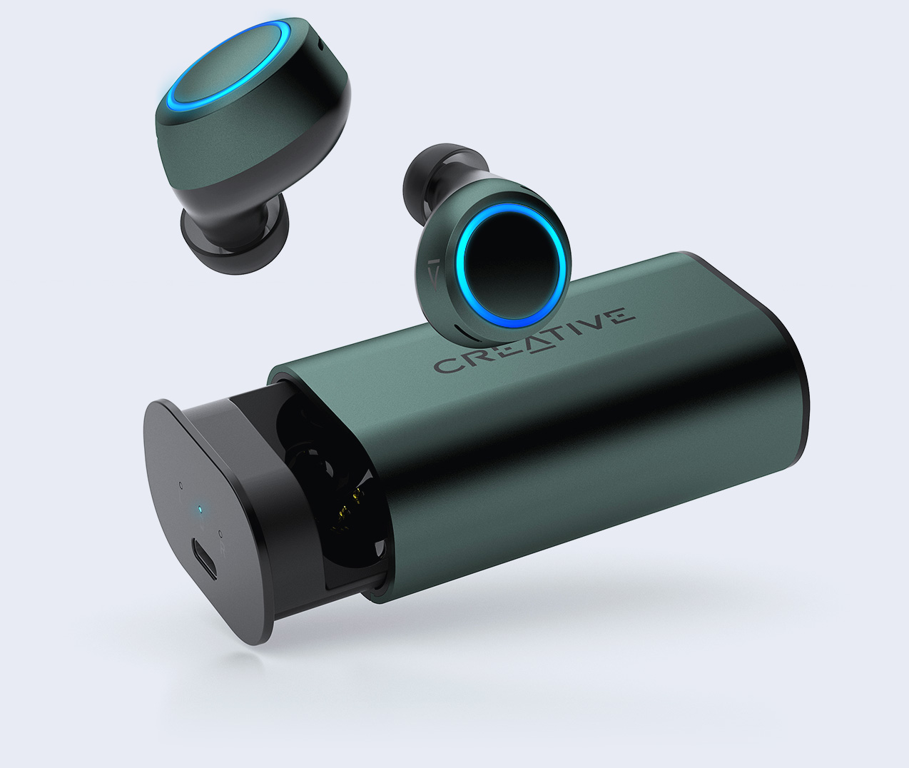 Creative TWS-Series - True Wireless Sweatproof Earbuds with Ultra-long ...